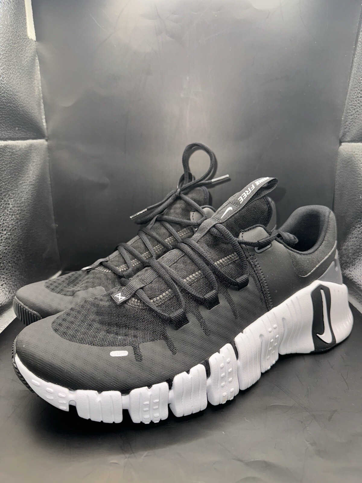Nike Free Metcon 5 Black White Men’s Size 14 DV3949-001 Training Shoes
