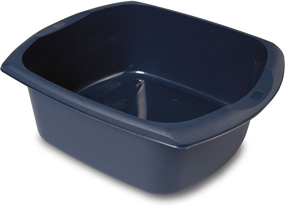 Addis 9.5L Plastic Washing Up Bowl Large Rectangular Kitchen Basin Sink ...