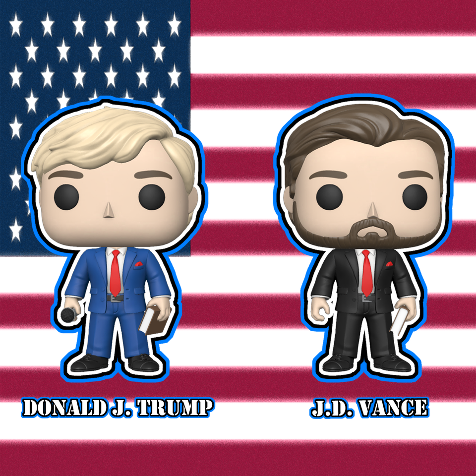 2024 Funko Pop DONALD TRUMP AND JD VANCE BUNDLE CUSTOM | eBay