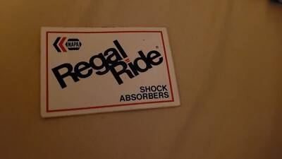 Vintage Napa Regal Ride Sticker / Decal | eBay