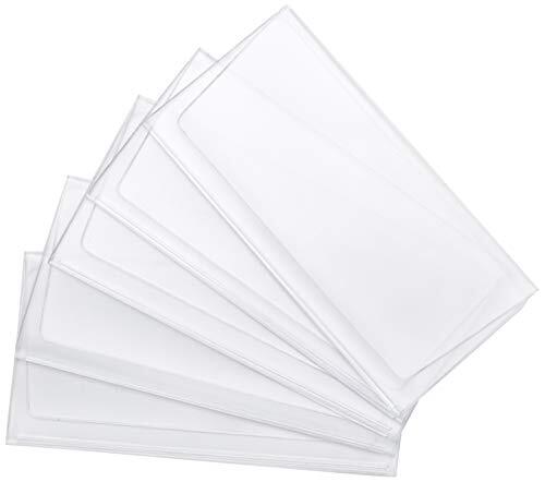 Set of 5 Heavy Duty Vinyl Checkbook Protector/Divider Trifold Wallet ...