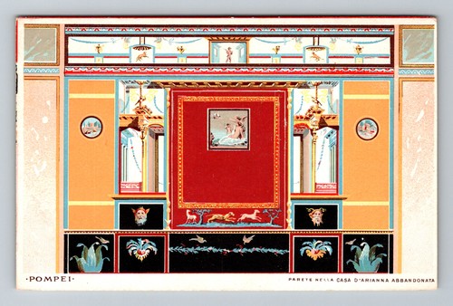 Italy- Pompei House Of Arianna Abandoned Greco-Roman Mythology Vintage ...