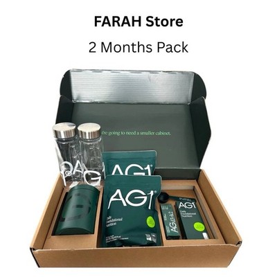 AG1 Athletic Greens Brand New Complete Kit (2) AG1 Pouch (5) AG1 Travel ...