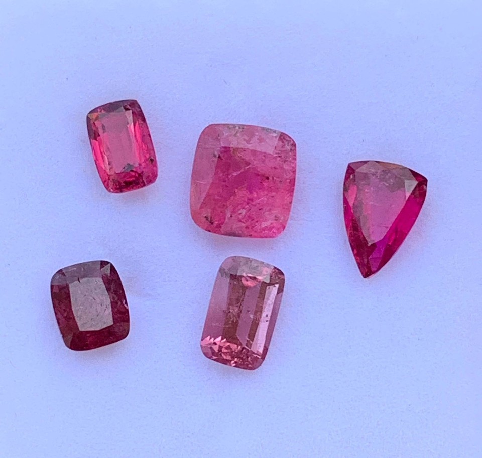 tourmaline cut stone pink lot 4,10 ct | eBay