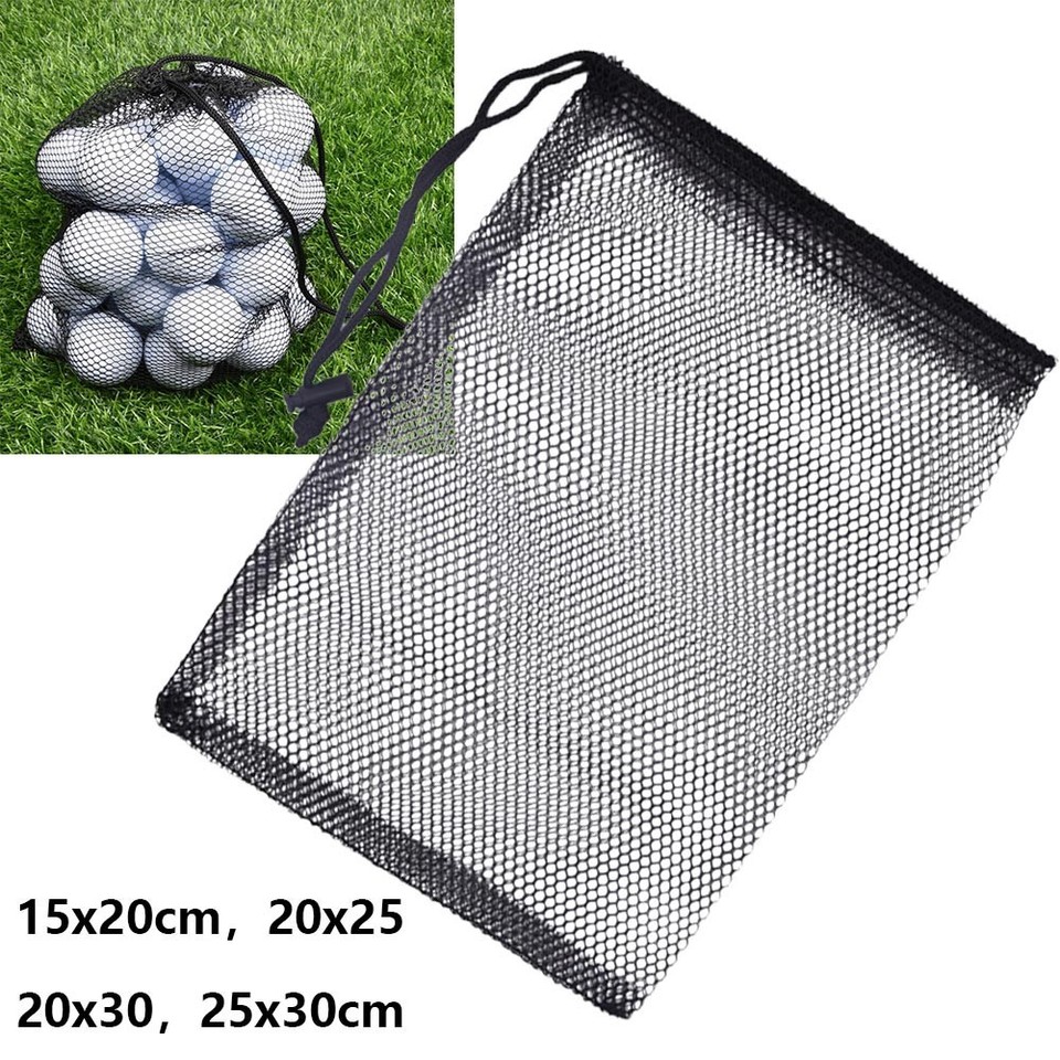 Ball Bag Golf Outdoor Sports Storage Carrying 1pcs Ball Pouch Black ...