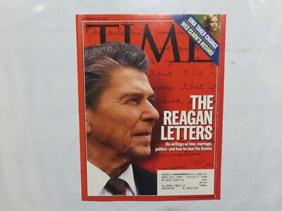 Ronald Reagan Time Magazine The Reagan Letters September 29, 2003 BJ | eBay