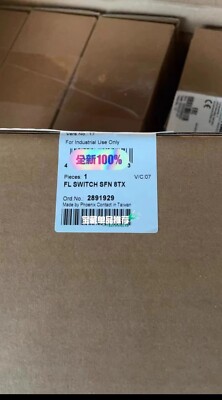 Pheonix Contact Industrial Ethernet Switch - FL SWITCH SFN 8TX ALL NEW ...