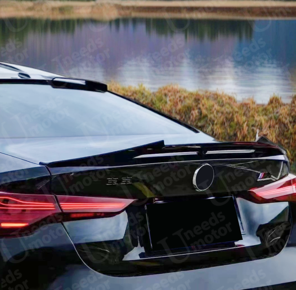 FIT 2021-2025 BMW G22 430i M440i G82 Gloss Black Rear Trunk Spoiler ...