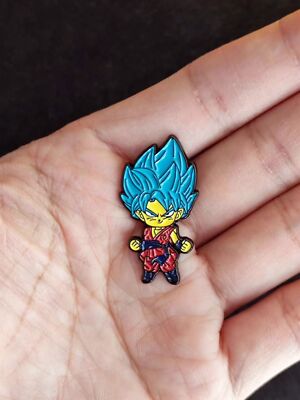 Dragon Ball Goku Super Saiyan Lapel Backpack Hat Pin Metal Badge Figure ...
