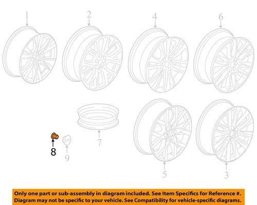 GM OEM 20-24 XT6 Wheels Wheels-Wheel Nut 11602802 | eBay