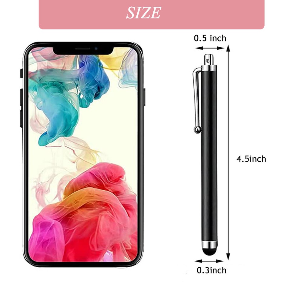 10 Pack Universal Capactive Touch Screen Stylus Pens For iPad iPhone ...