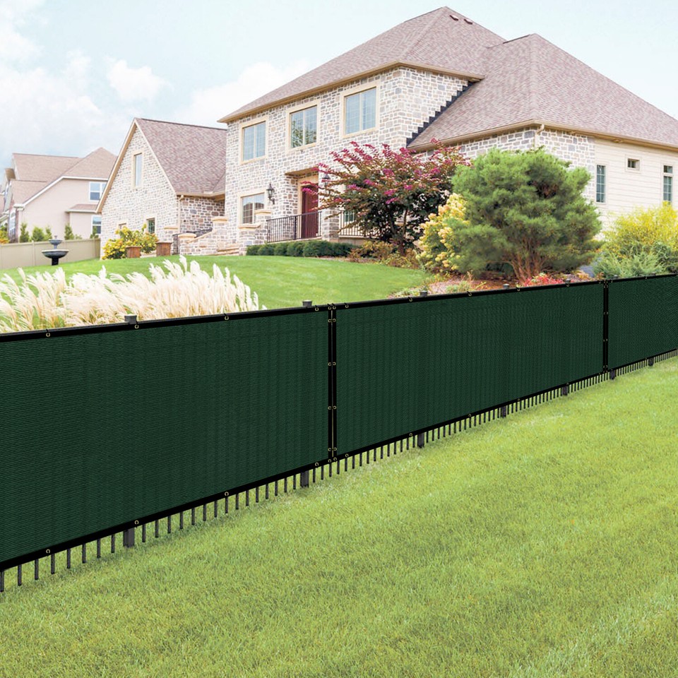 6x50ft Green Privacy Fence Screen Garden Yard Windscreen Fabric Shade ...