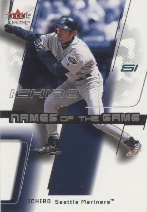 2002 Fleer Genuine - Names of the Game Ichiro Suzuki #NG30 for sale ...