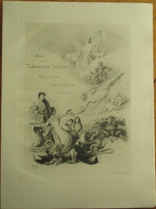 Édouard-Henri/P/Paul Avril/Artist-Signed 1902 Theatre Program w/Nude ...