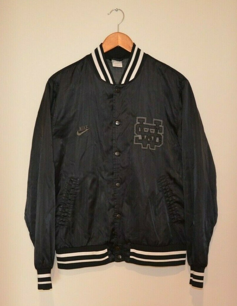 Nike Sportswear NSW Letterman Satin Destroyer Varsity… - Gem