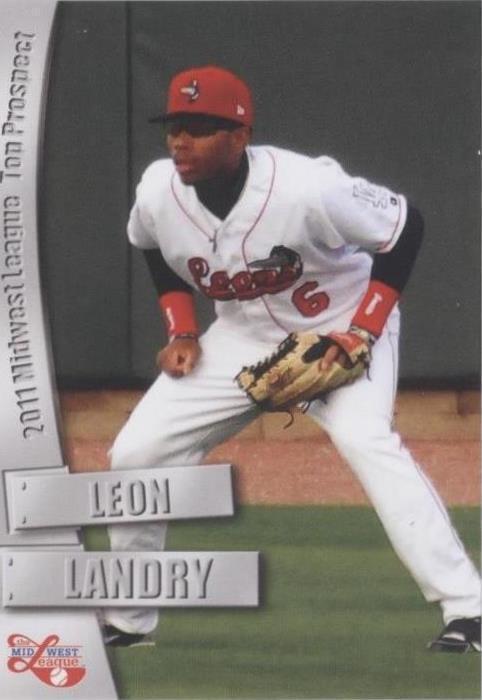 2011 Grandstand Midwest League Top Prospects - Leon Landry (RC) for ...