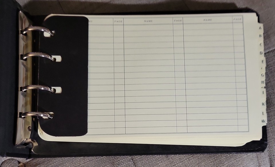National Brand Bookkeeping Ledger 63-453 Black UNUSED | eBay