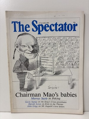 The Spectator Magazine 27 November 1982 Chairman Mao's babies by Murray ...