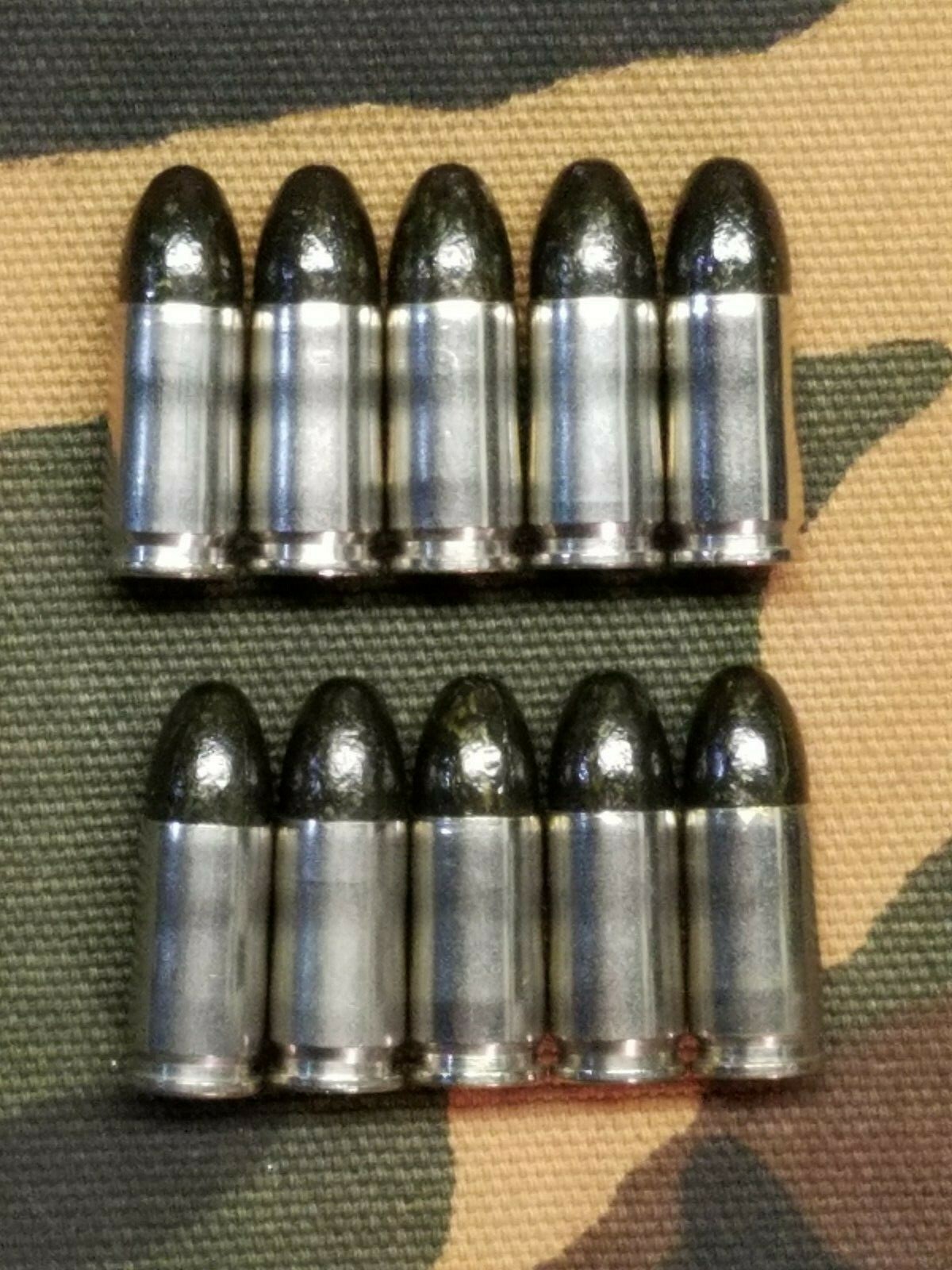 9MM SNAP CAPS SET OF 10 (BLACK AND NICKEL) | eBay