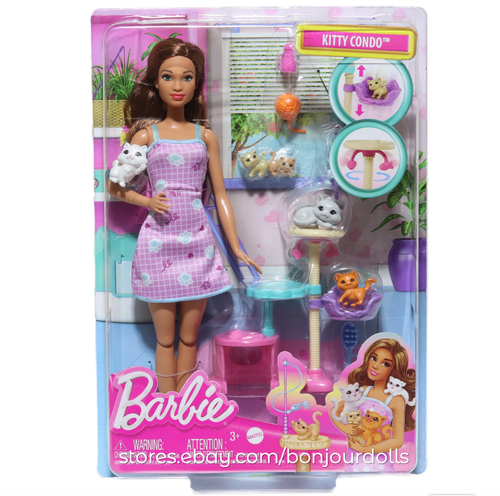 Barbie Kitty Condo 2020 Doll Playset - HHB70 | eBay