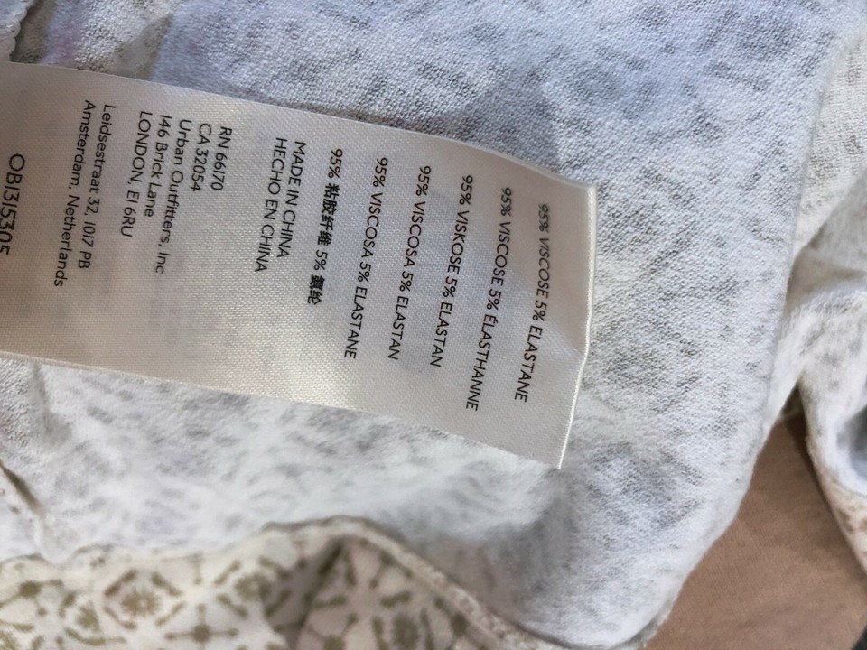 BNWT Free People Shalya Mini dress button front pattern print Small S ...