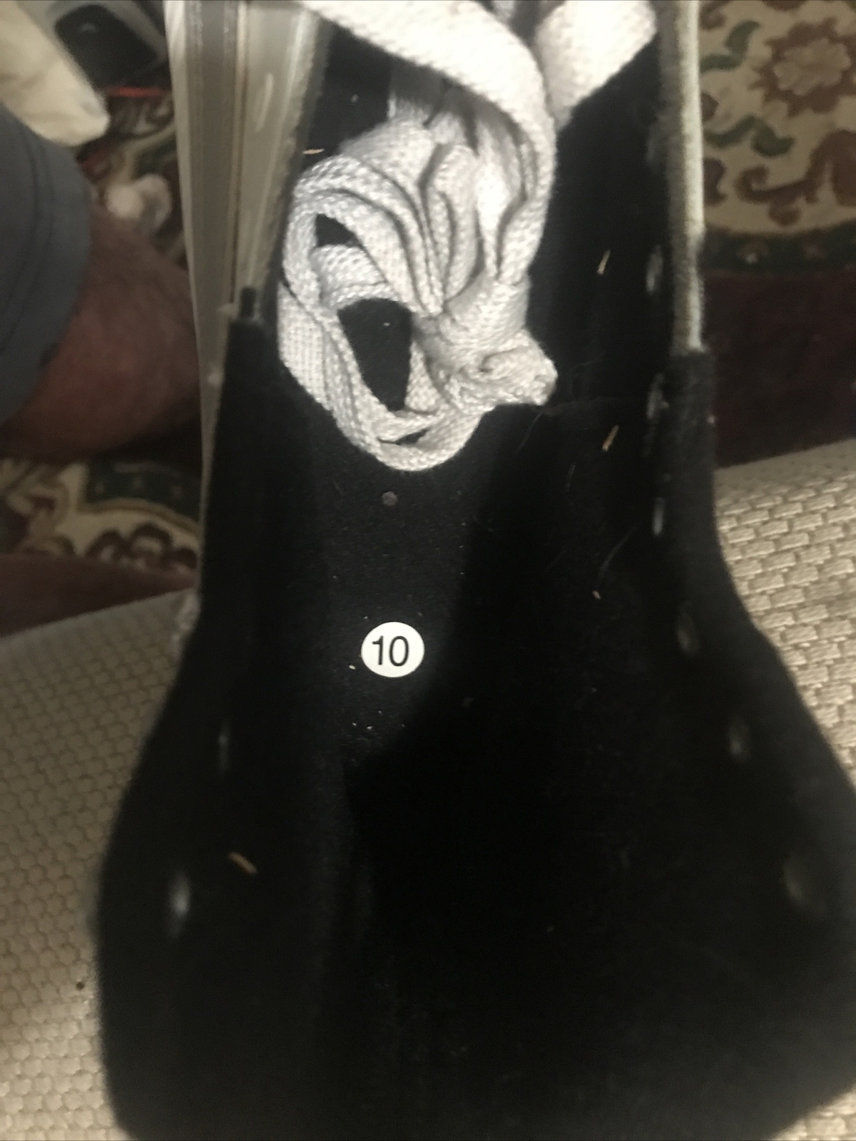 Labeda Roller Skate Boots Womens White and Fur size 10 Accu Pro Series ...