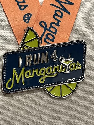 I Run For Margaritas Finisher Medal 5K/10K Virtual Race | eBay