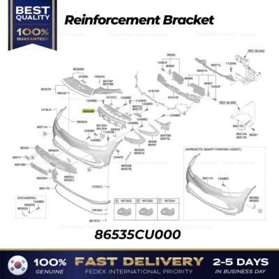 ⭐Genuine⭐ Reinforcement Bracket 86535CU000 for Hyundai Genesis GV60 | eBay