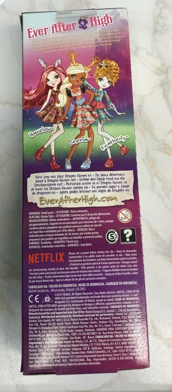 Ever After High Dragon Games Forest Pixies Featherly Doll for sale ...