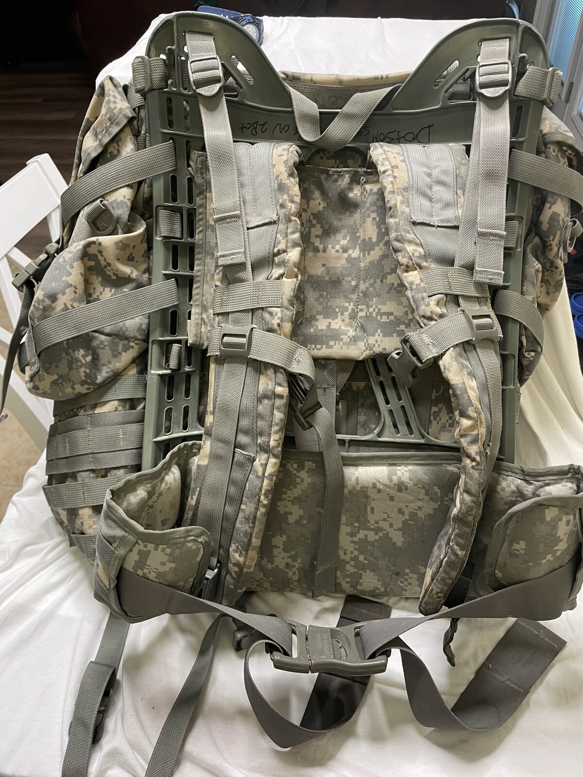 US MILITARY MOLLE II Large Rucksack Field Pack Complete Frame Pouches ...