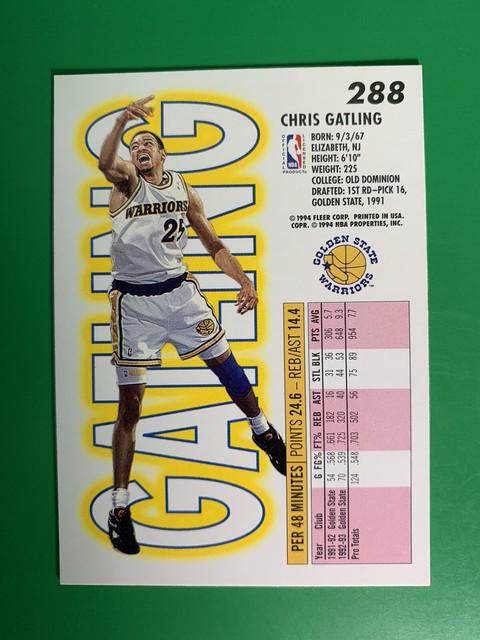 1993-94 Fleer - #288 Chris Gatling for sale online | eBay