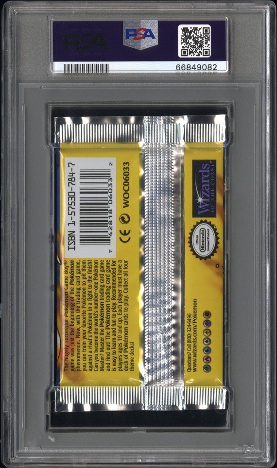 1st Edition Base Set Charizard Booster Pack PSA 10 Shadowless Pokemon ...