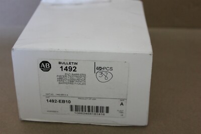 LOT OF 38 NEW ALLEN BRADLEY END BARRIERS 1492-EB10 A | eBay