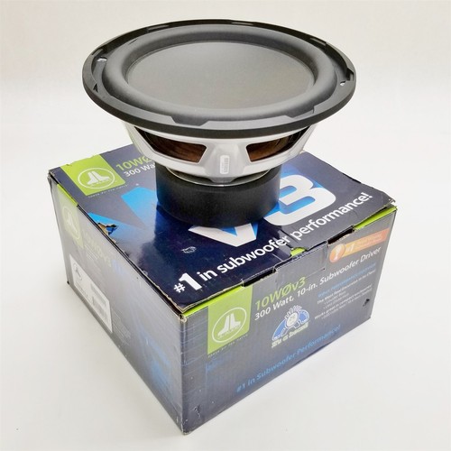 JL Audio 10W3v3-2 300 Watt Dynamic Motor Analysis DMA 10" Subwoofer ...