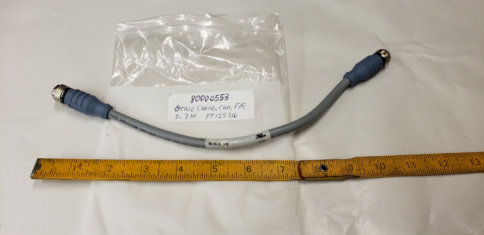 NEW Graco Turck PT 125306 u5314-703 RKC RKC 572- 0.3M Cable Can F/F | eBay