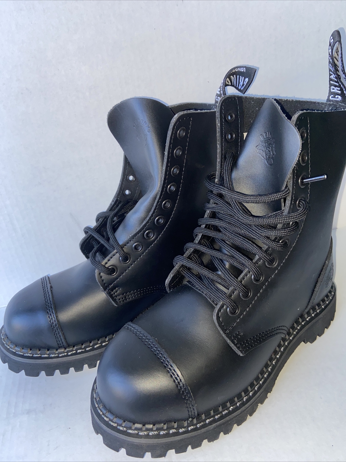 Grinders Herald Cs Derby Boot Black Size 8 Women’s | eBay