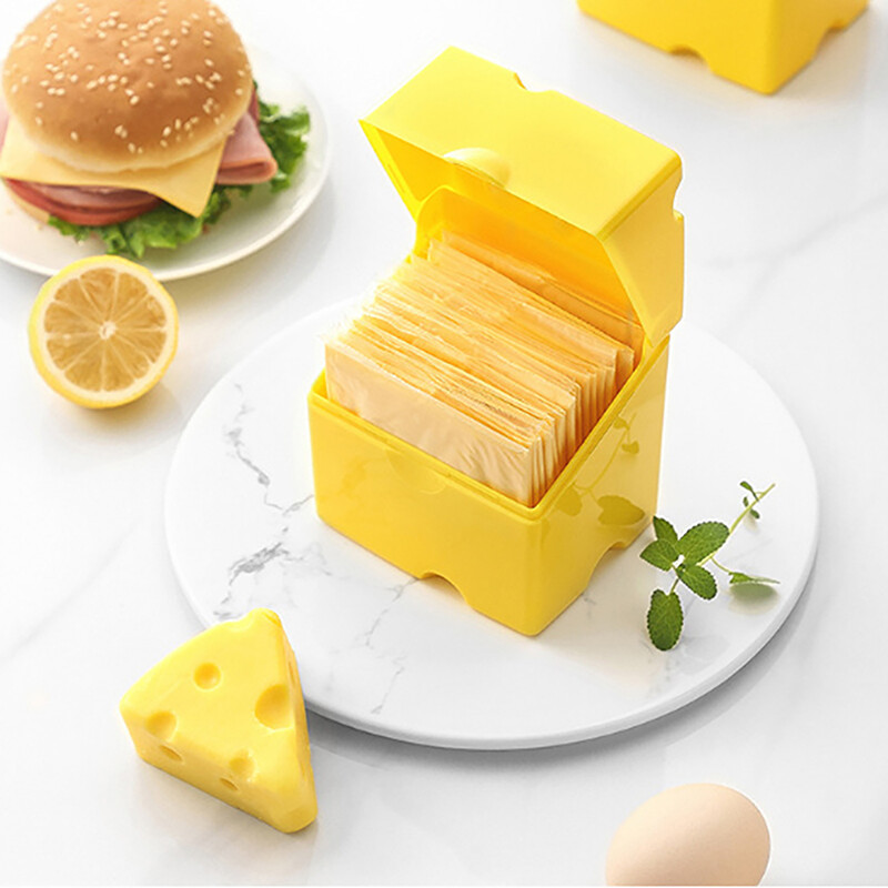 Cheese Storage Container Kitchen Accessories Plastic Cheese Shaped ...