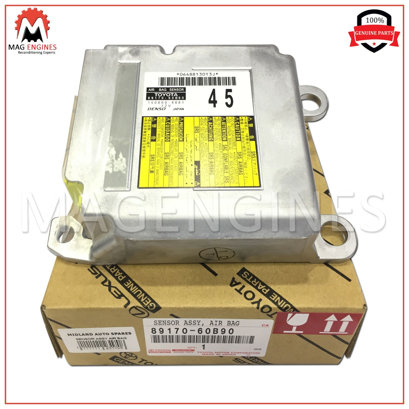 89170-60B90 GENUINE OEM SENSOR ASSY SAFETY DEVICE 8917060B90 | eBay