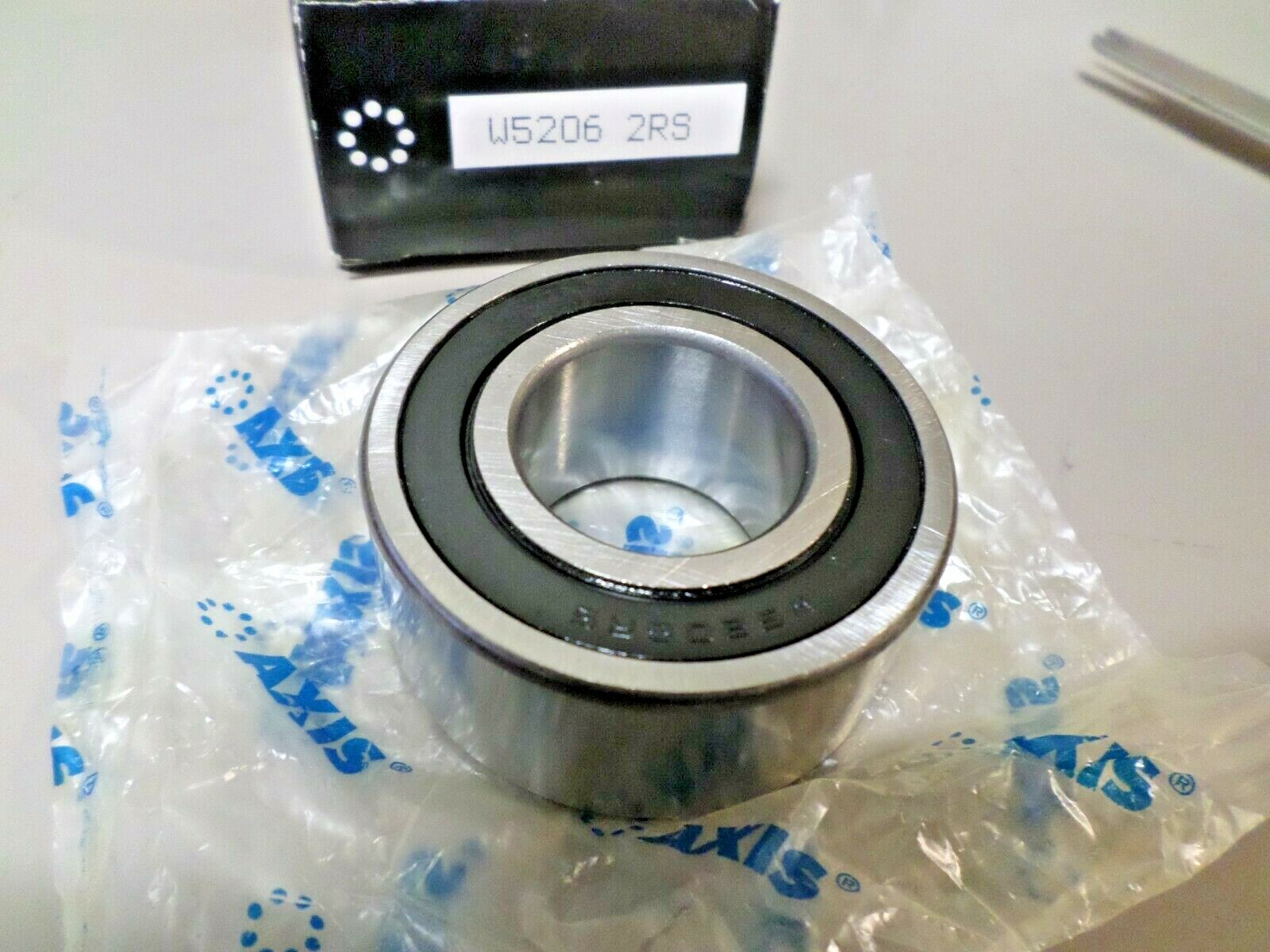 AXIS+W5206-2RS+Double+Row+Contact+Ball+Bearing for sale online | eBay