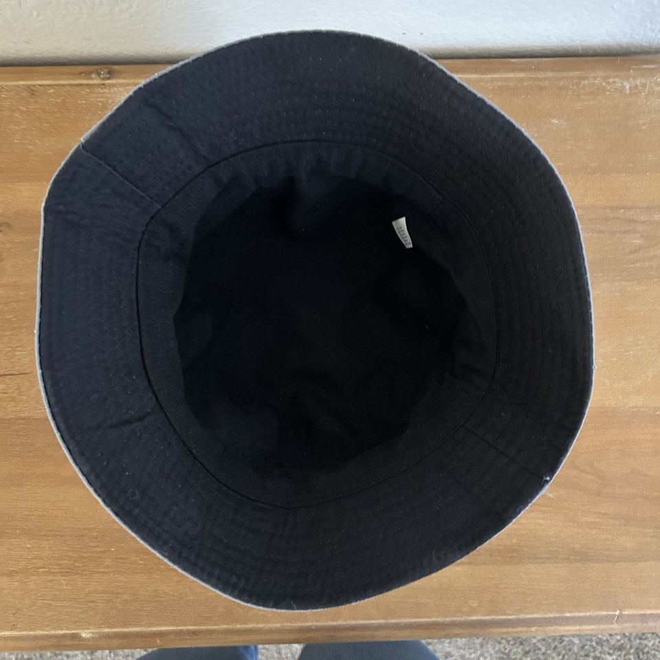 Dripping Skull Bucket Hat, Grey, Embroidered, Punk Skater Grunge | eBay