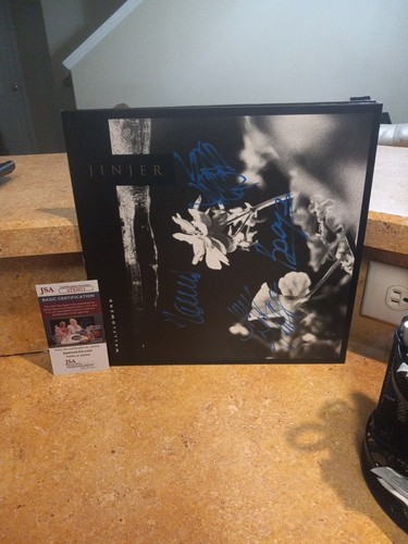 JINJER Rock Band METAL Musicians Signed Wallflowers Vinyl RECORD JSA ...