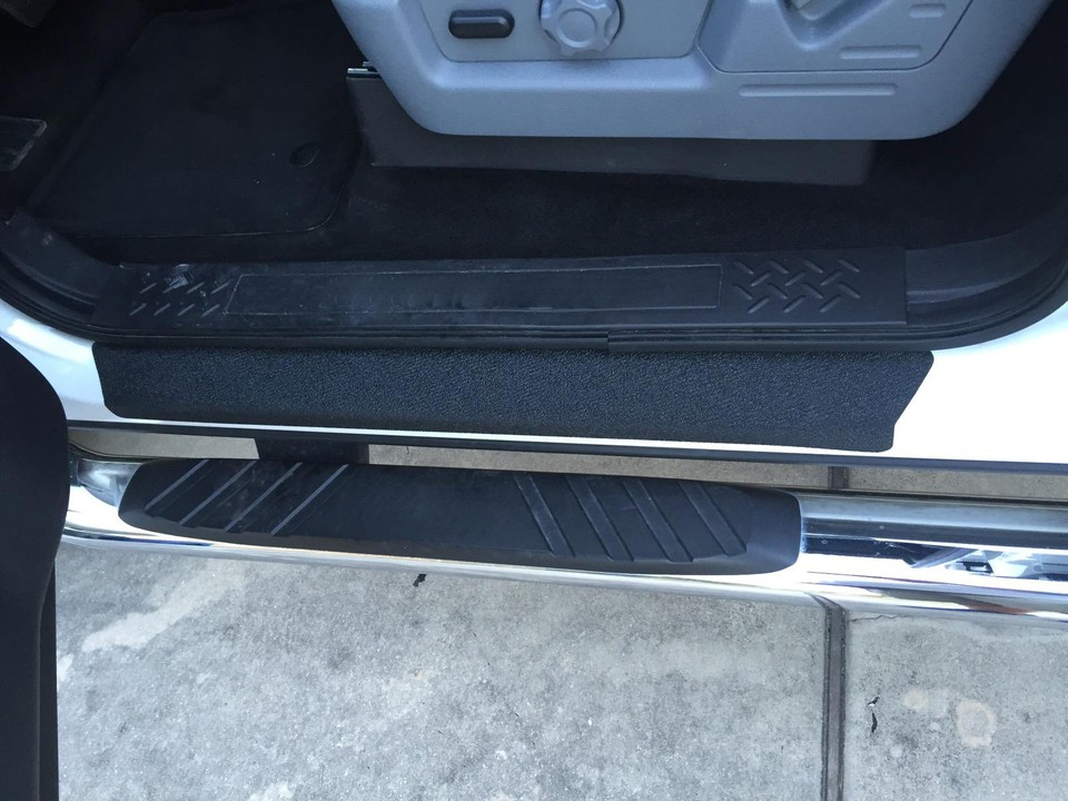 For Ford F-150 2009-2014 Crew Door Sill Scuff Plate Protectors 4pc Kit ...