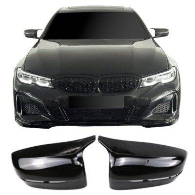 Black Gloss Mirror Housing Mirror Caps for BMW 3 Series G20 G21 from ...