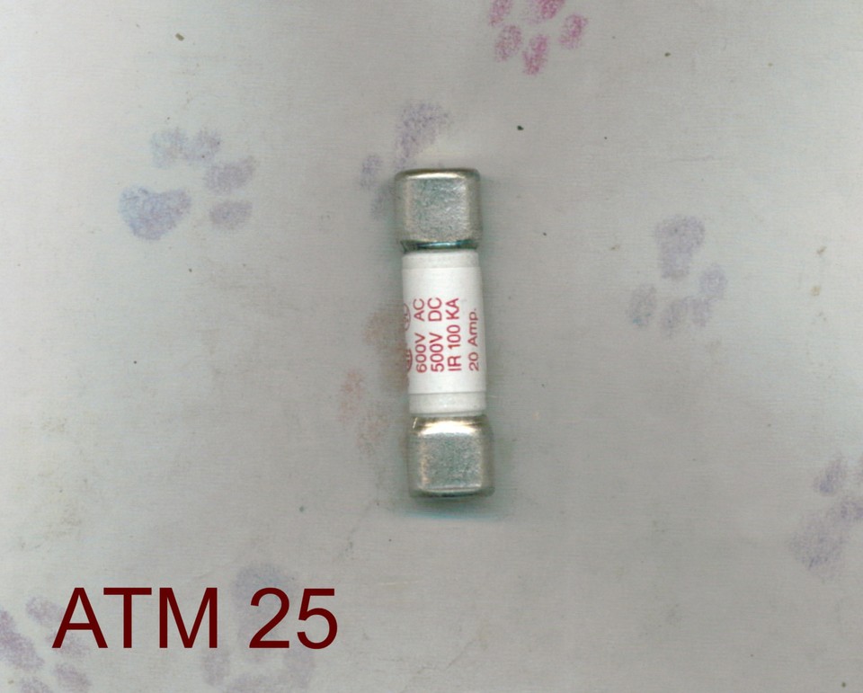 SHAWMUT ATM25 FUSE ATM 25 FUSE 600 VOLT 25 AMP | eBay