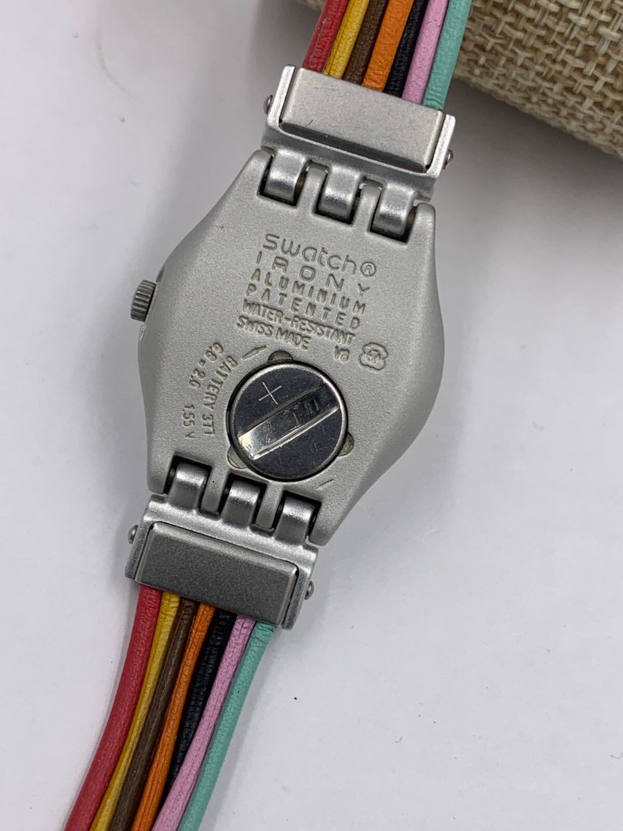 Swatch Watch Filamento Multicolore YSS1006 2004 Irony Ladies Swatch Watch Filamento Multicolore YSS1006 2004 Irony Ladies