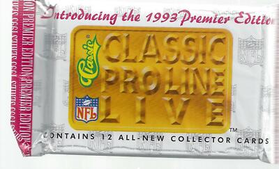 Pro Line Premier Edition 1993 Football Trading Cards 9 Sealed Packs | eBay