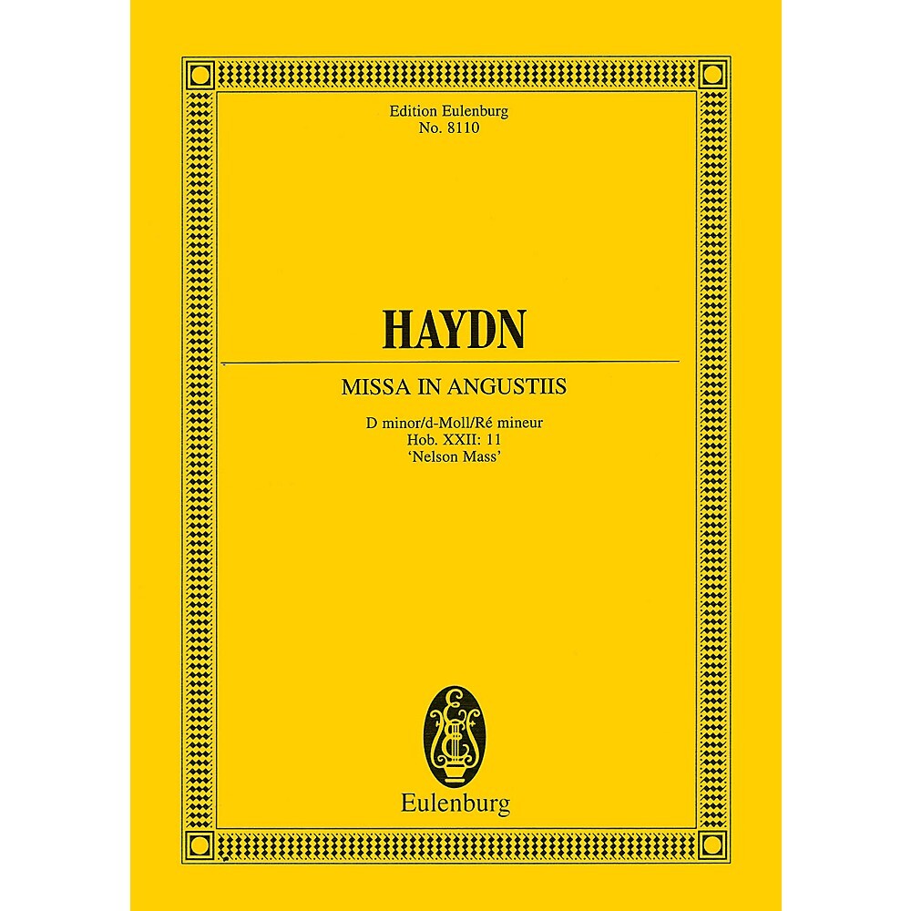 Missa in Angustiis ('Nelson Mass') Study Score Series Softcover by ...