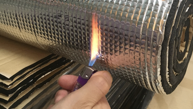 1m Marine Boat Engine Compartment Insulation Sound Proofing Heat Foil ...