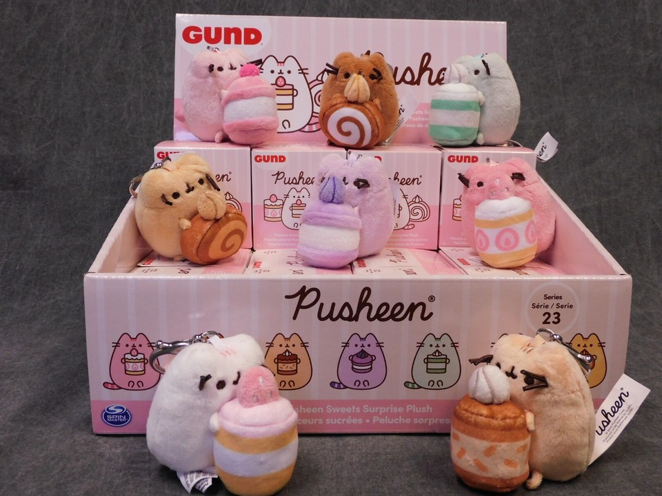 Gund NEW Pusheen COFFEE ROLL CAKE Patisserie Sweets Blind Box Series 23 ...