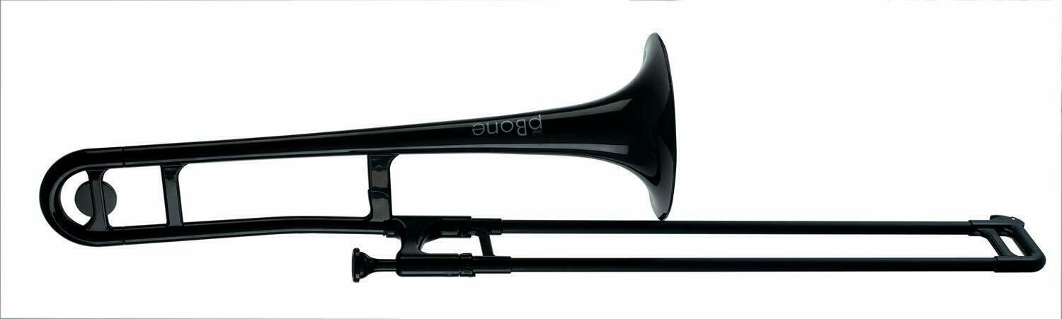 PINSTRUMENTS pBone PBONE1BLK Jiggs Plastic Trombone, Lightweight ...